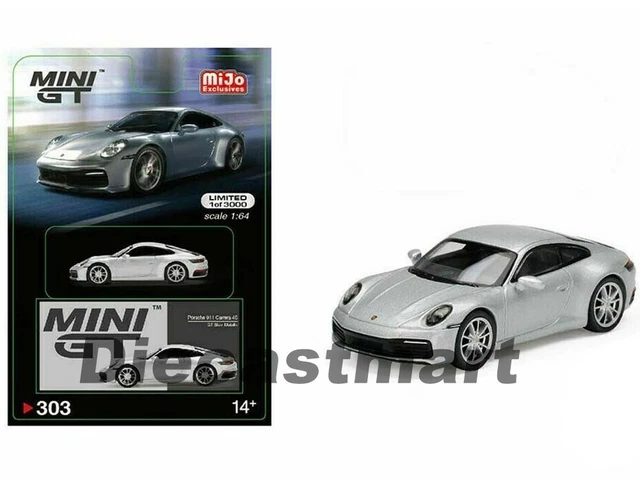 MINI GT 1:64 Mijo Exclusive Porsche 911 (992) Carrera 4S GT Diecast Car ...