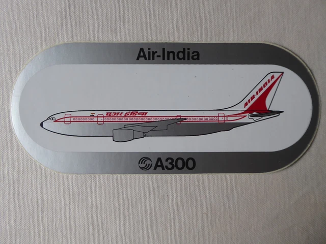 AUTOCOLLANT STICKER AUFKLEBER Airbus A300 Air India EUR 5,00 - PicClick DE