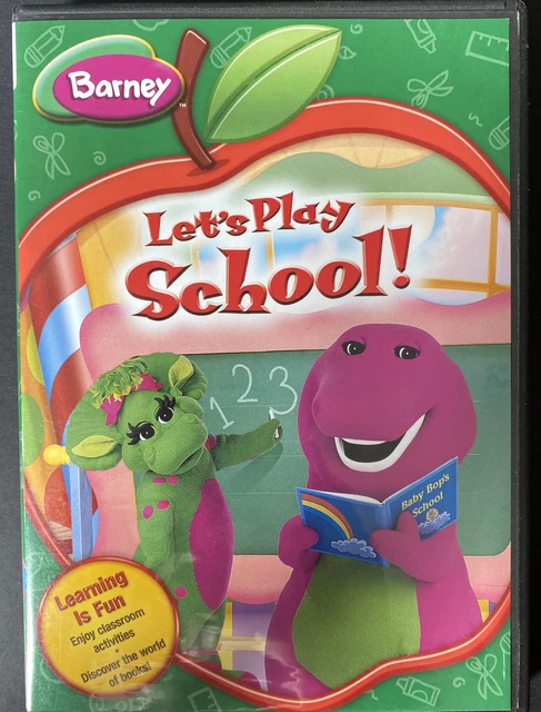 BARNEY LETS PLAY School (DVD, 2010, Canadian) Pre-owned Free Domestic ...