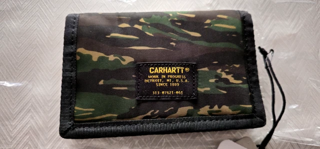 CARHARTT WIP ASHTON Camo Tiger Jungle Wallet Bnwt £47.47 - PicClick UK