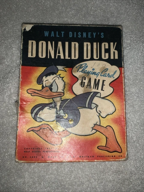 1941 DONALD DUCK Card Game Box Whitman Walt Disney Production £135.05 ...