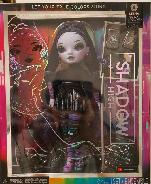 RAINBOW HIGH SHADOW High Reina "Glitch" Crowne Fashion Doll £37.99 ...