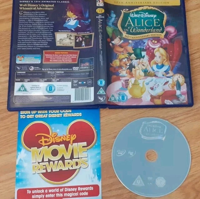 NEW WALT DISNEY Alice In Wonderland 60th Anniversary Collectors Edition ...