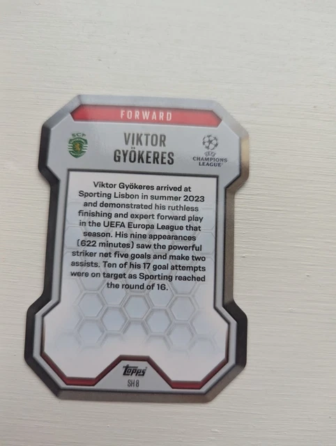 MATCH ATTAX 24/25 Viktor Gyokeres Pro Elite football card £7.99 ...