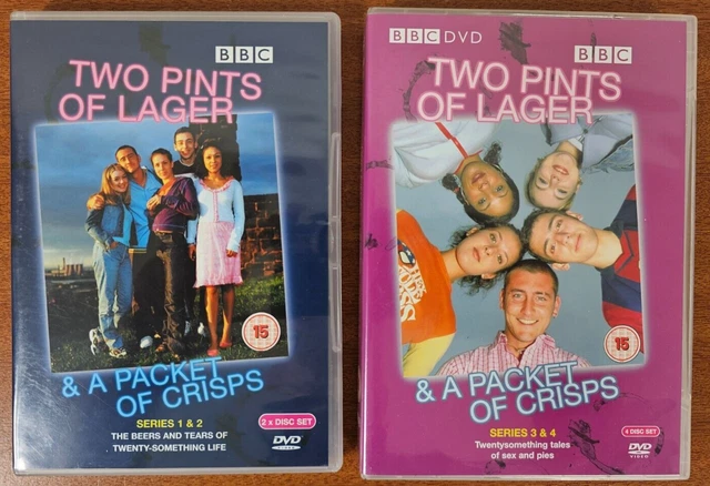 TWO PINTS OF Lager And A Packet Of Crisps Series 1,2,3 & 4 DVD Region 4 ...