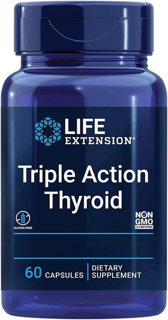LIFE EXTENSION, THYROID Support Complex, with Iodine and L-Tyrosine, 60 ...