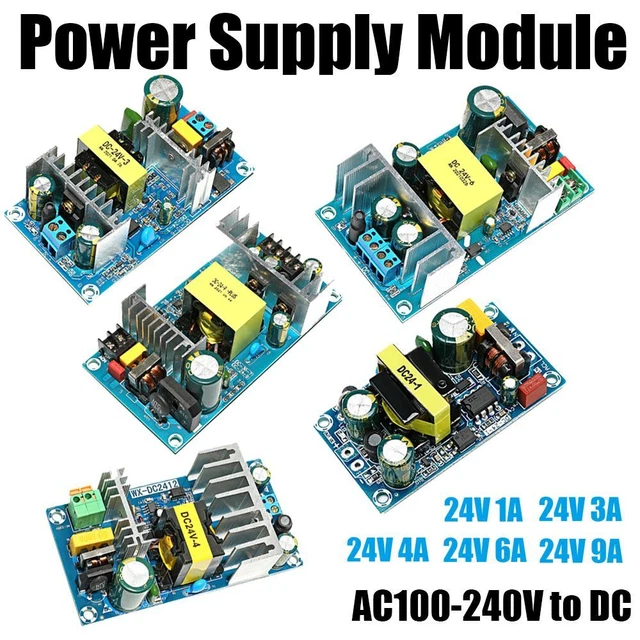 POWER SUPPLY MODULE AC100-240V to DC 24V Board Switch Step-down Buck ...