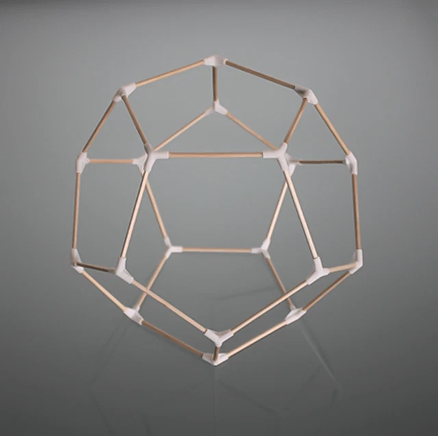 CONSTRUCCIÓN 5 POLIEDROS. Tetraedro, hexaedro, octaedro, icosaedro ...