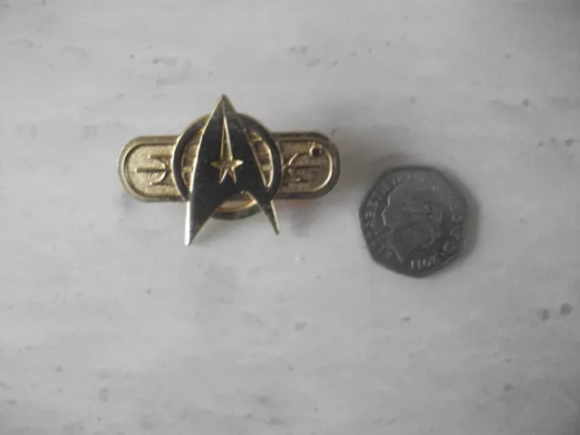 STAR TREK MOVIE Federation Uniform Chest Insignia Pin Badge £7.99 ...
