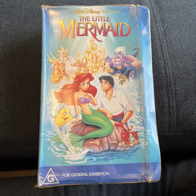 THE LITTLE MERMAID VHS Clamshell Black Diamond Classics Rip $21.75 ...