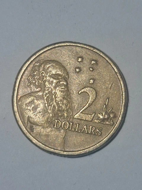 RARE 1988 $2 TWO DOLLAR COIN with the HH and RDM initials And Uneven ...
