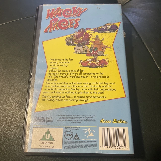 WACKY RACES - See Saw To Arkansas (VHS, 1968) Ex Rental Good Vintage ...