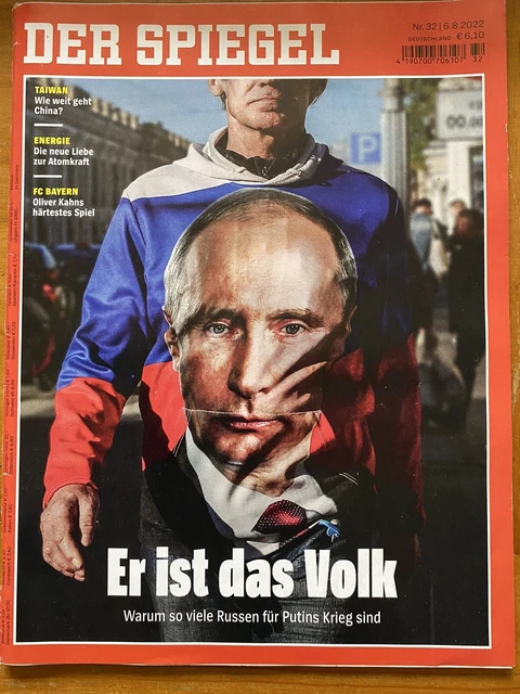 DER SPIEGEL MAGAZINE 2022 Putin Russia Ukraine War Er Ist Das Volk ...