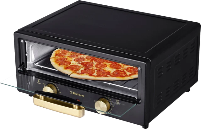 BELACO MULTI-PURPOSE 1200W Mini Oven Pizza Oven All in One 12inch Pizza ...