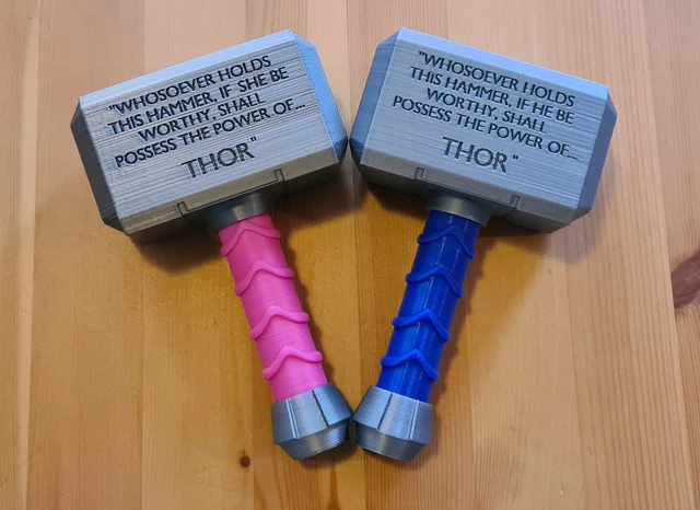BABY MJOLNIR. THOR'S Hammer Rattle. Marvel Superhero Christening Shower ...