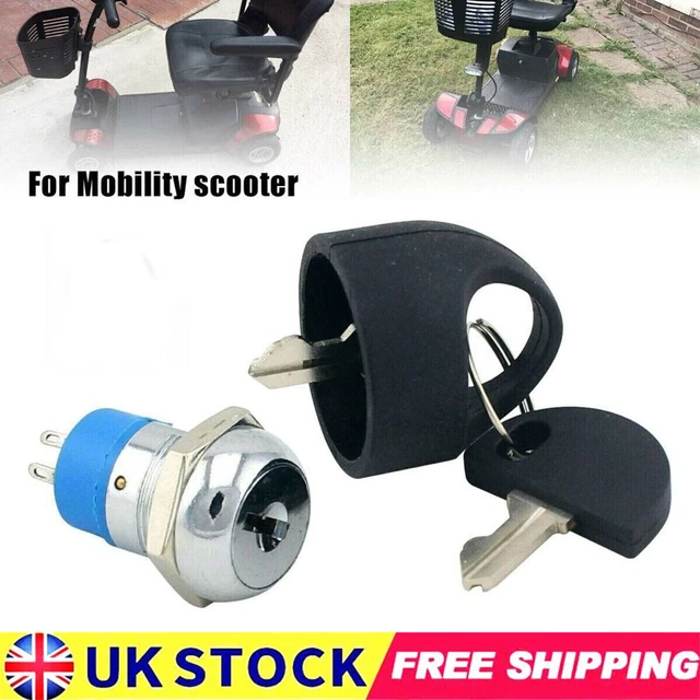 UK REPLACEMENT ON Off Ignition Switch Lock with 2 Key For Pride ...