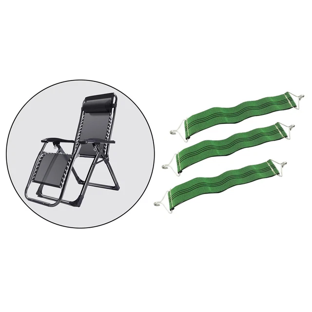 SANGLES DE FIXATION pour fauteuil inclinable de jardin, 3 pièces, pour ...