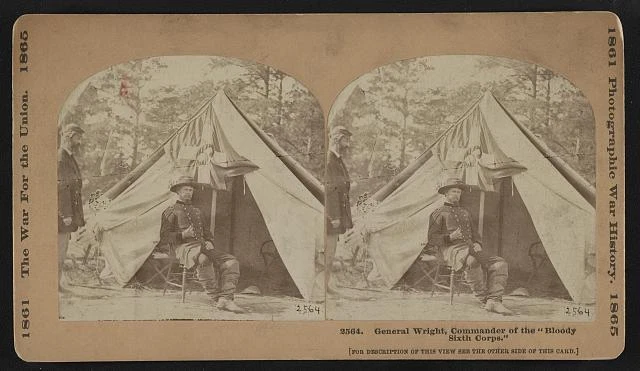 GENERAL WRIGHT, COMMANDER of the "Bloody Sixth Corps" Old Photo $9.00 ...