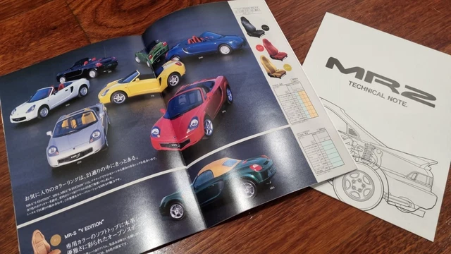 RARE JDM TOYOTA MR2 MRS SW20 ZZW30 Spyder Catalog Pack 2 $60.00 ...