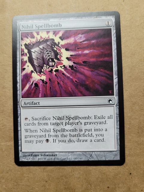 MAGIC THE GATHERING Nihil Spellbomb Cicars of Mirrodin MTG NEUF DANS SON EMBALLAGE/LP RÉDUCTION ...