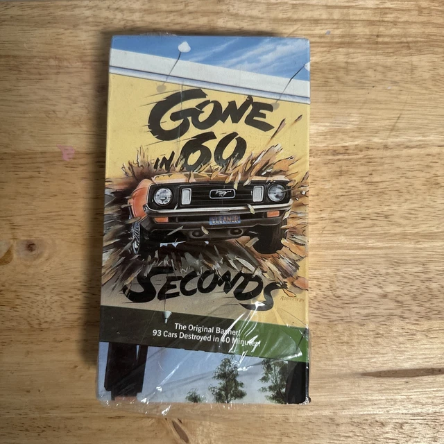 1974 GONE IN 60 Seconds VHS-Marion Busia, H.B. Halicki Media Release ...