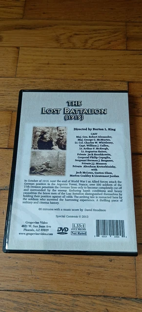 THE LOST BATTALION - Edward MacManus McMurtry Burton L. King Charles W ...