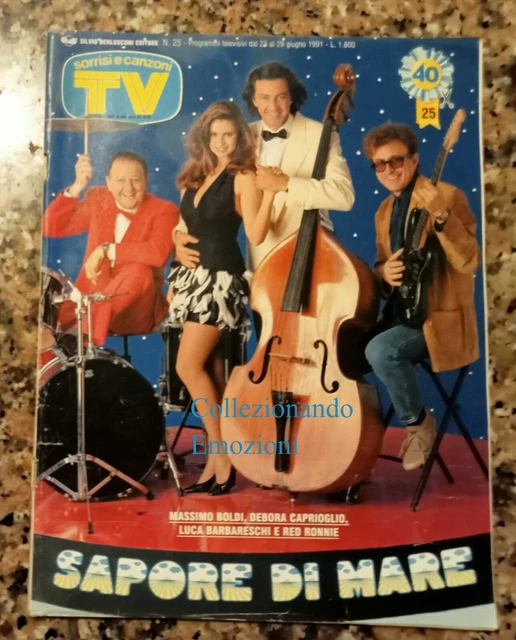 Tv Sorrisi E Canzoni N 25 1991 Boldi Caprioglio Pippo Franco