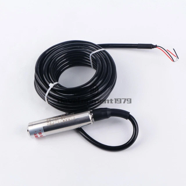 1-10M CABLE 4-20MA Water Level Transmitter Liquid Level Transducer ...