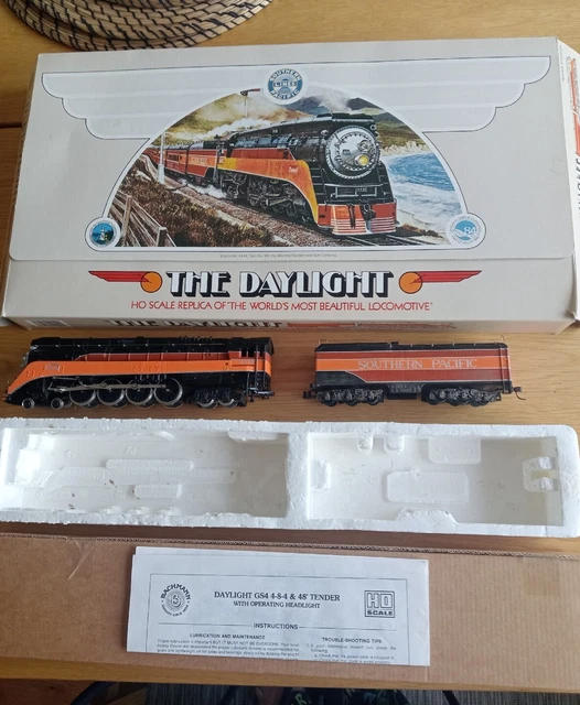 BACHMANN THE DAYLIGHT Locomotive Box Set Engine No 4449 Train No 99 £75 ...