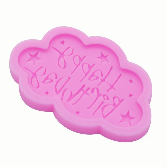 HAPPY BIRTHDAY SILICONE Fondant Cake Topper Mold Mould Chocolate Candy