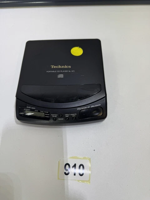 TECHNICS PORTABLE CD Player SL-xP1 , 1990 Used #910 £29.95 - PicClick UK