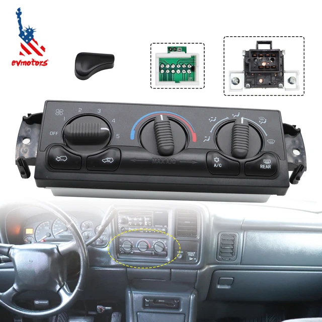 AC CLIMATE CONTROL Module Panel For Chevy Silverado For GMC Sierra 1500 ...