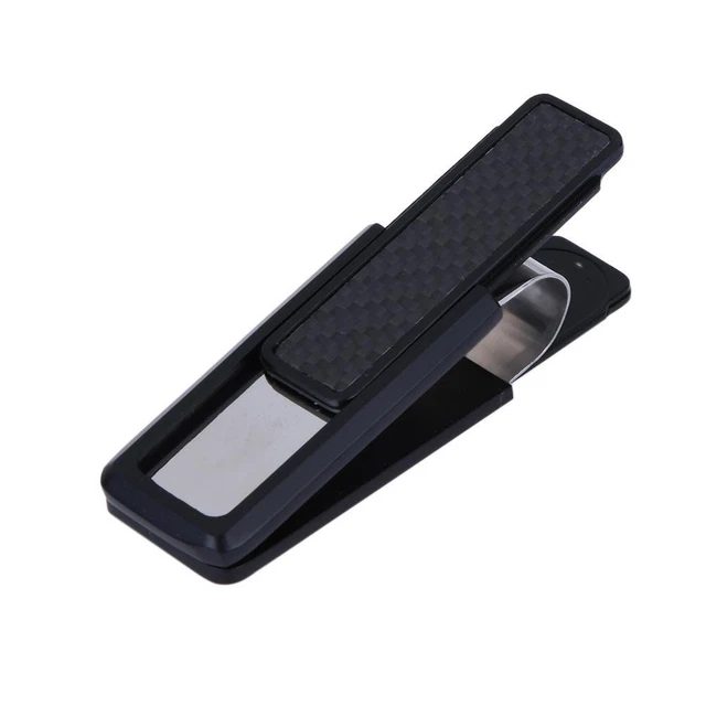 STAINLESS STEEL MONEY Clip Mini Double Sided Cash Clips Durable for Men ...