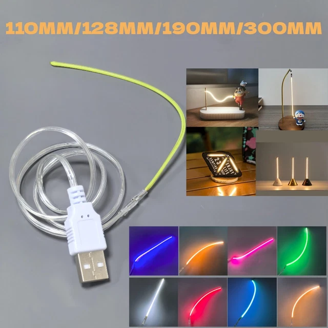 5V USB SOFT LED Filament Portable Reading Lighting Lamp LED Filament ...