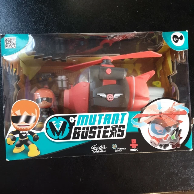 MUTANT BUSTERS SERIES Helicopter Kids Tv Series Character Action ...