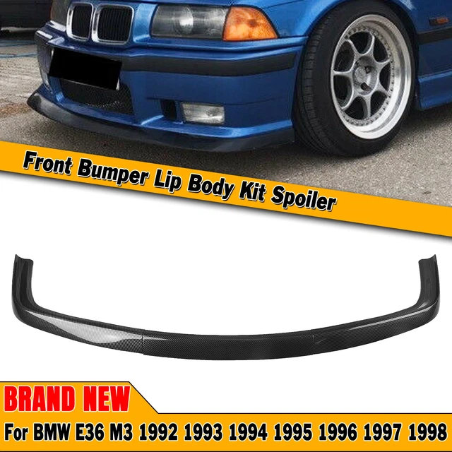 CARBON FIBER LOOK Car Front Bumper Spoiler Body Kit For BMW E36 M3 1992 ...