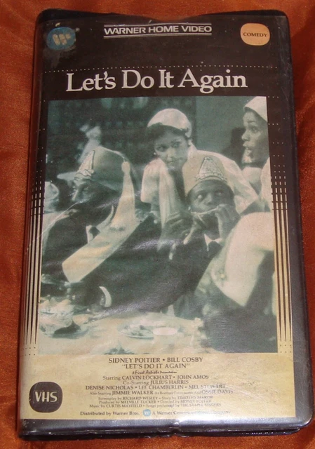 LET'S DO IT AGAIN (vhs,1983,english,orig. big clamshell box,large label ...