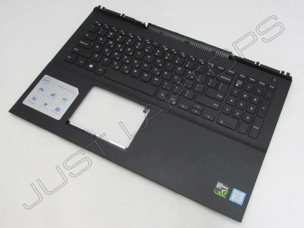 DELL INSPIRON 7567 Greek Keyboard Ellinas Pliktrologio Palmrest HK2MH ...