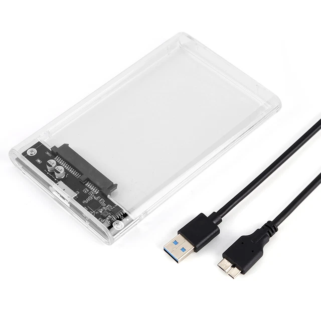 USB3.0 HDD ENCLOSURE 2.5 inch SATA SSD Hard Drive Case External Box ...