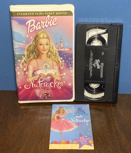 BARBIE IN THE Nutcracker - VHS Tape Clamshell VINTAGE Y2K Animated Film ...