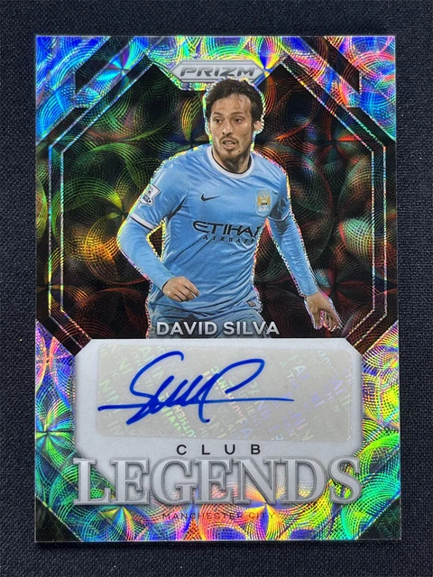 2023-24 PRIZM PREMIER League David Silva Silver Choice Club Legends Auto &520B EUR 5,06 ...