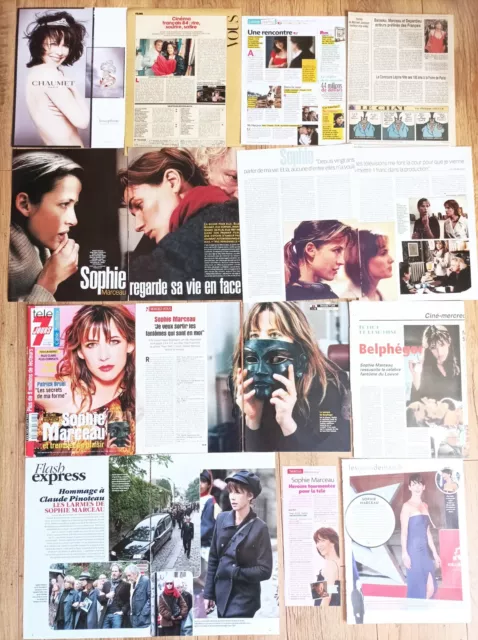 SOPHIE MARCEAU - Lot De Coupures De Presse Clipping Lot 5 EUR 5,00 - PicClick FR