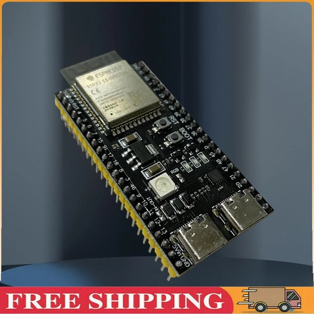 ESP32/ ESP32-S3/ESP32-C3 DEVELOPMENT Board Dual Type-C (N16R8 Welded) £8.51 - PicClick UK