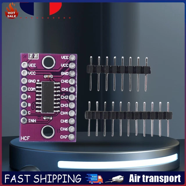 # 74HC4051 SINGLE 8-Channel Analog Multiplexer Demultiplexer Module for Arduino EUR 3,35 ...