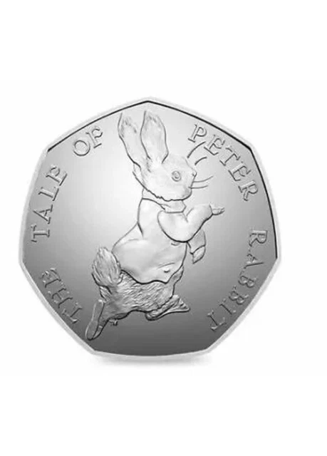 BEATRIX POTTER THE Tale Of Peter Rabbit 50p Coin 2017 Circulated Fifty ...