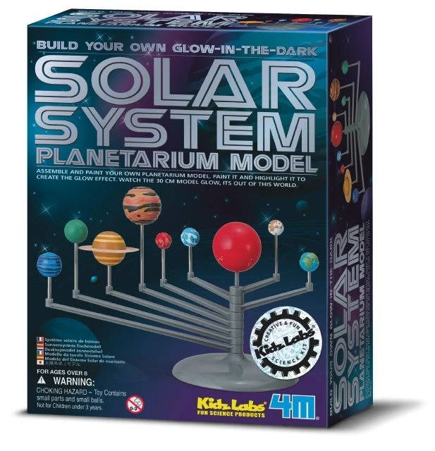 PLANÉTARIUM SYSTÈME SOLAIRE Fluorescent Kit Modèle Solar System Kidz ...