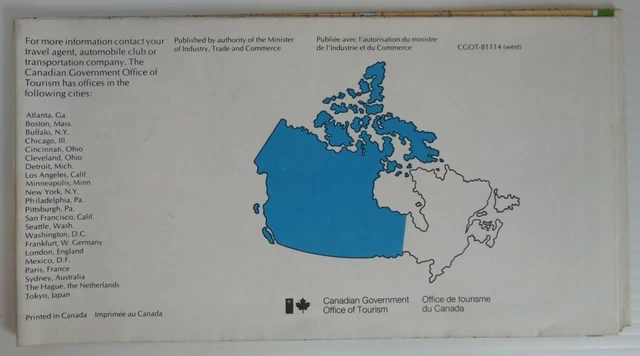 1974 WESTERN HIGHWAY Map Canada (Inv26511) $3.95 - PicClick CA