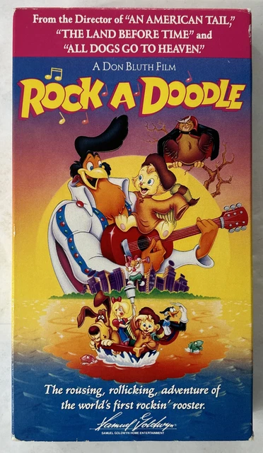 DON BLUTH’S ROCK-A-DOODLE (VHS, 1999) Glen Campbell Pre-owned $5.95 ...