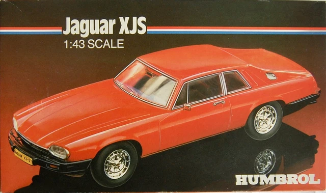 VINTAGE HUMBROL JAGUAR XJS 1/43 scale model kit. 1981. Unstarted ...