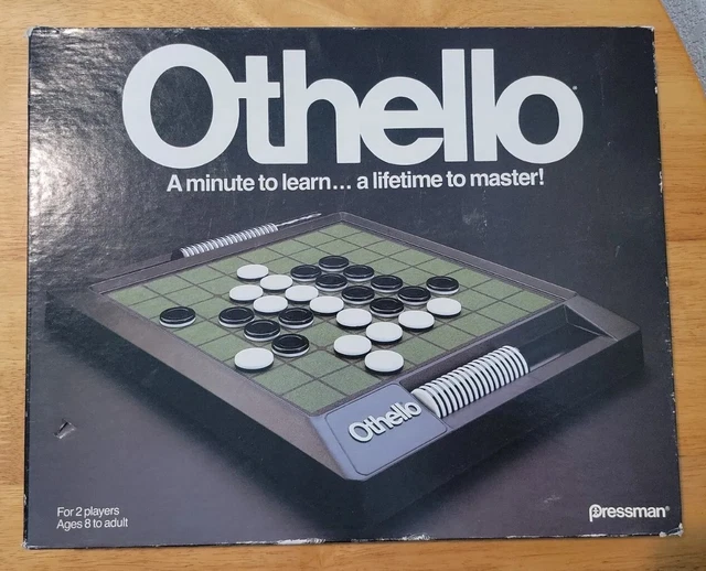 VTG OTHELLO BOARD Game by Pressman Classic Strategy Game 1990 No ...